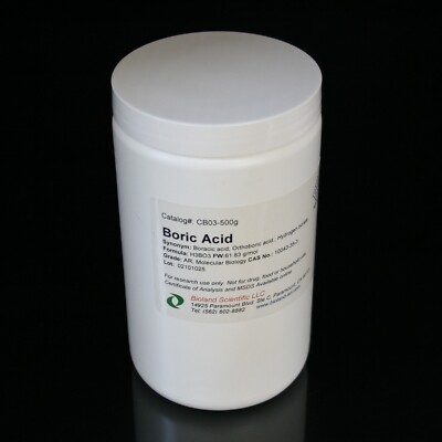 Boric Acid (AR Grade, 500G) | eBay
