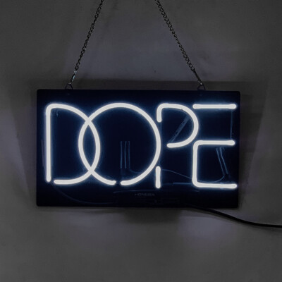 Dope Neon Sign Light Funny Lighting Home Room Wall Hanging Handcraft ...