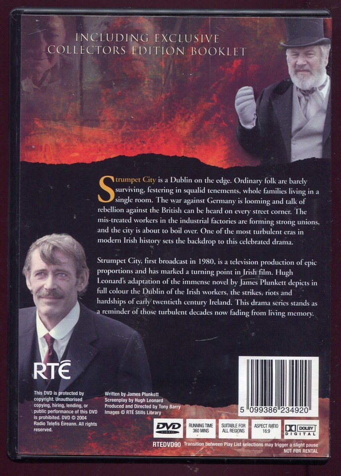 Strumpet City (1980) DVD 2 Discs RTE Complete Classic TV Series ...