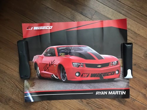 Ryan Martin Fireball Camaro Signed 2018 Wiseco Poster Autographed ...