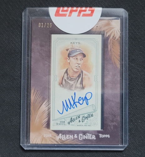 2018 Topps Allen & Ginter Madison Keys #MA-MY Autograph Framed Mini /25 ...