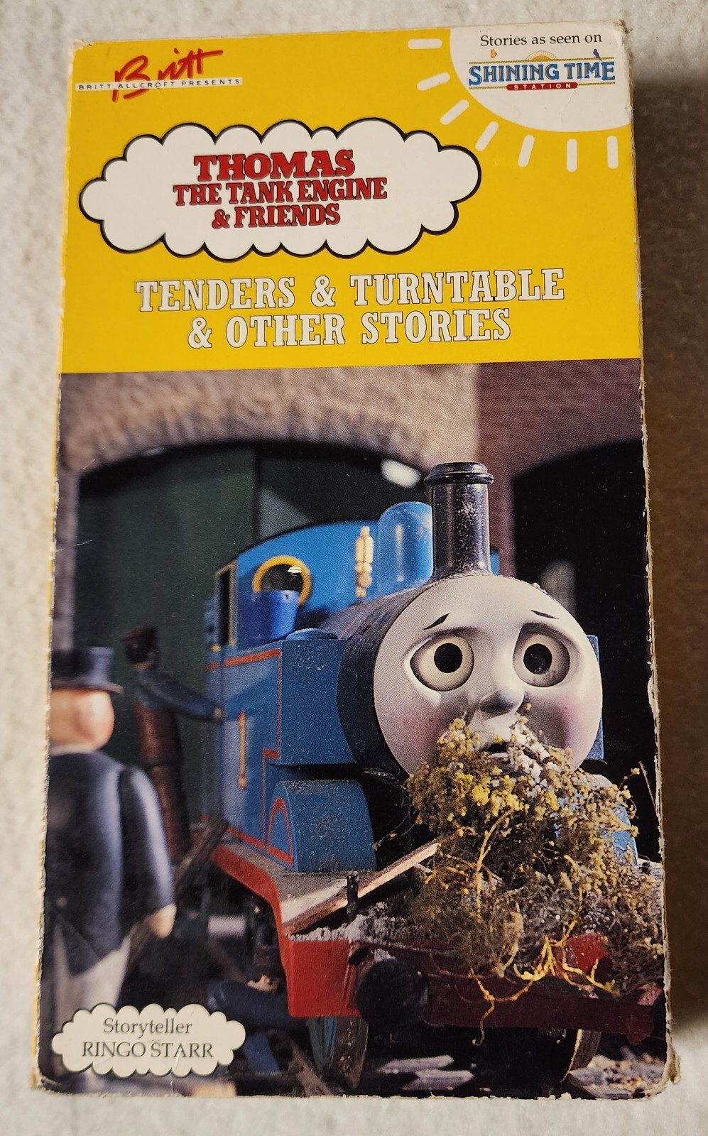 THOMAS THE TANK ENGINE Tenders and Turntables VHS Video Tape Shining ...