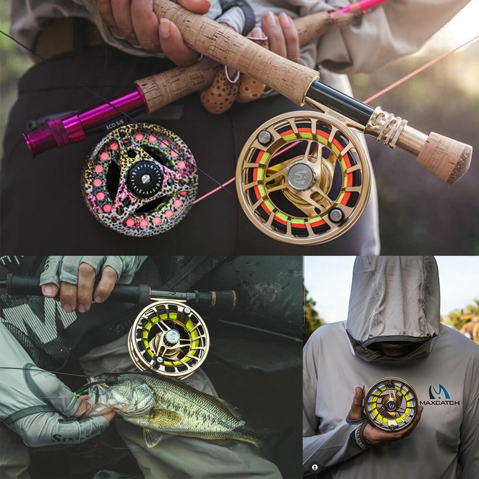 Maxcatch Avid Pro 3/5 5/7 7/9 9/11wt Light Weight Fly Fishing Reel ...