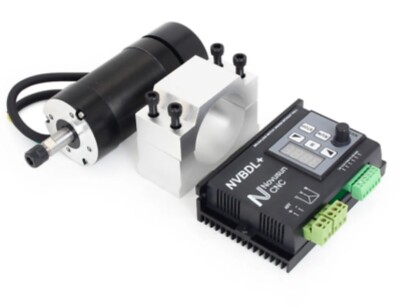 600W Brushless Spindle Motor With 400W VFD & Mount ER11 CNC Router ...