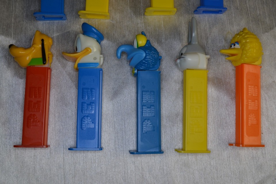 Pez Dispenser Assorted Cartoon Characters Lot of 9 | eBay