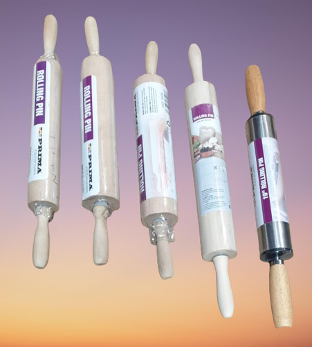 ASSORTED WOODEN ROLLING PIN BAKING CHAPPATI ROTI PASTRY COOKING PIZZA ...