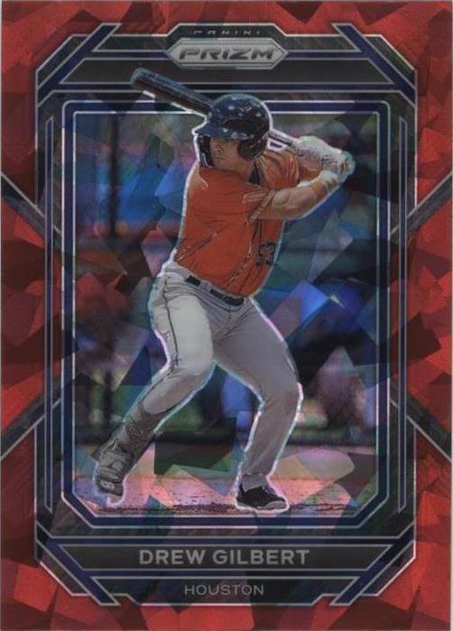 2023 Panini Prizm - Drew Gilbert #65 Red Ice Prizm (RC) for sale online ...