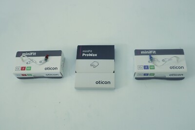 Brand New Oticon, TWO miniFit Receivers, 2-60 R+L receiver. FREE wax ...