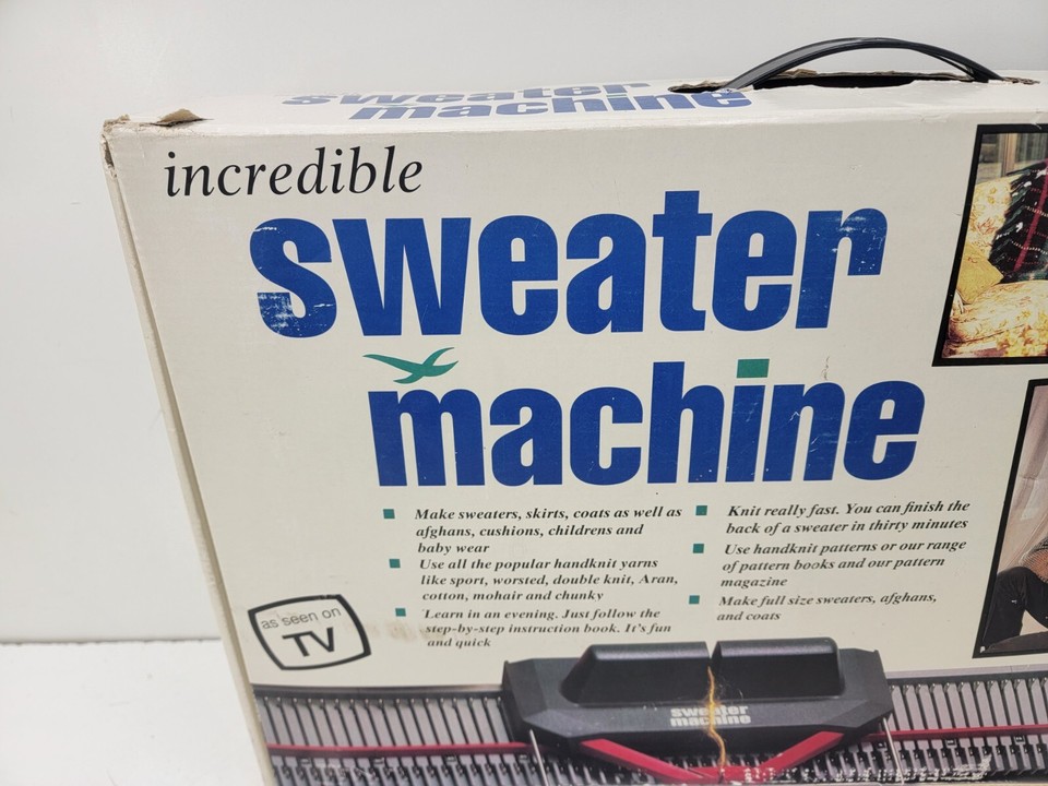 Bond INCREDIBLE SWEATER MACHINE Knitting NEW NOS Vintage 736981010010| eBay