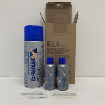 Genuine Gardx vehicle protection kit stage 1/2 glass guard & stain ...
