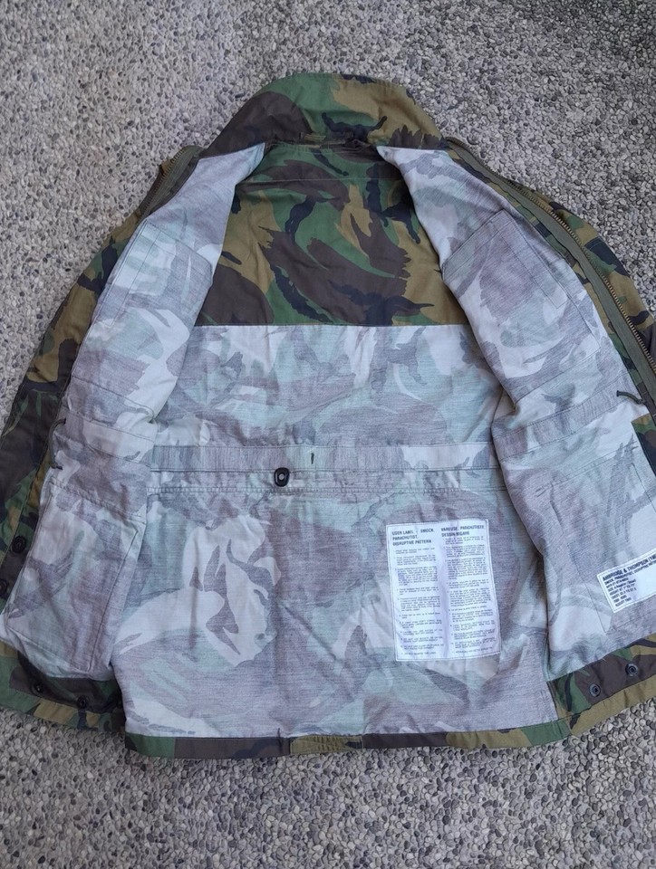 Canadian Camouflage Denison Windproof DPM Para Parachutist Jump Smock ...