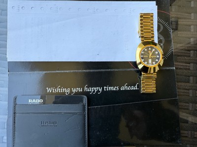 RADO DiaStar The Original Automatic 35MM Gold Men's Watch R12413613 | eBay