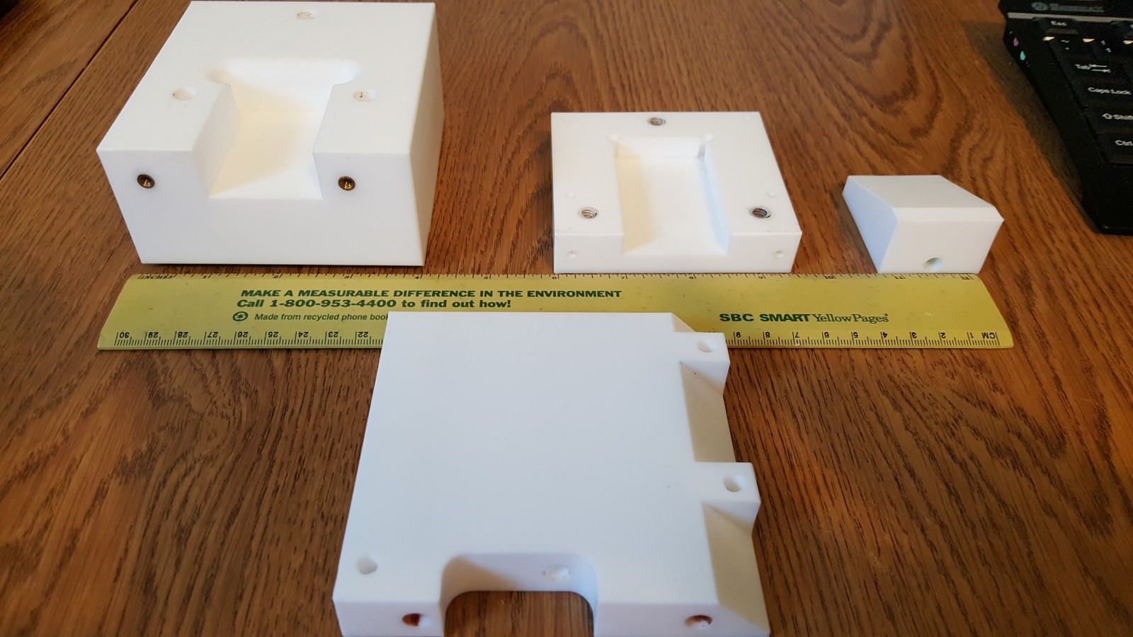 Teflon PTFE Plastic White Blocks for CNC Machining Assorted Shapes ...