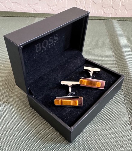 Hugo Boss Cufflinks in ORIGINAL BOX - EXCELLENT Condition | eBay