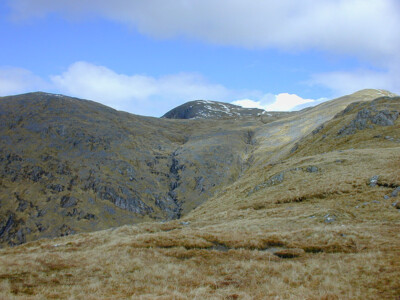 Photo 6x4 On the Druim Coire a' Bheithe The upper part of the ridge is ...