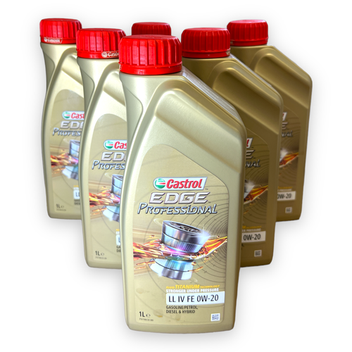 6x1 Liter Castrol Edge Professional 0W-20 LL IV C5 VW 508 00 509 00 ...