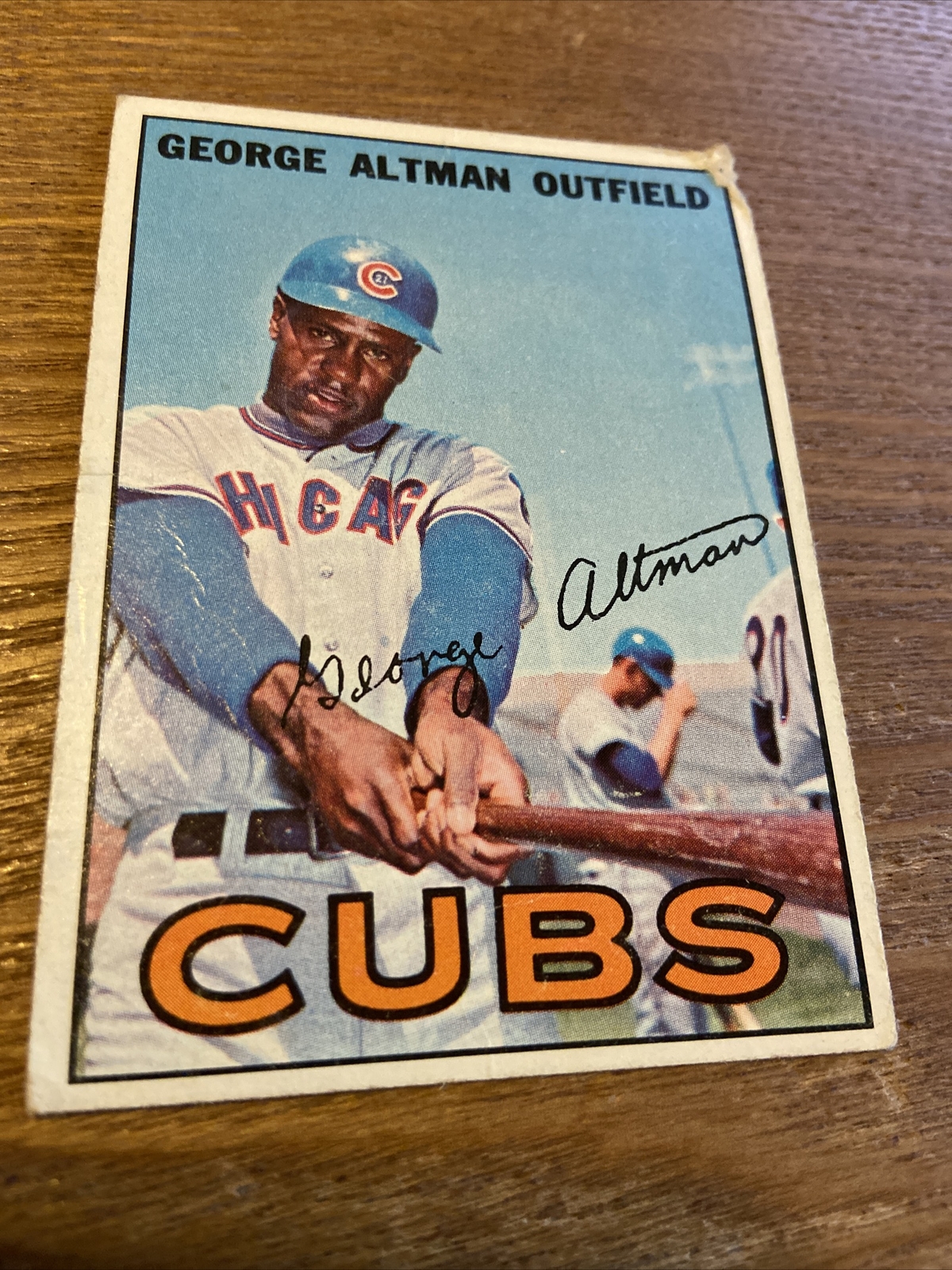 1967 Topps George Altman #87 Chicago Cubs Vintage Baseball Card (poor ...