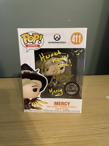 Funko Pop! Mercy 411 Blizzard Exclusive Witch Skin Signed By Lucie Pohl ...