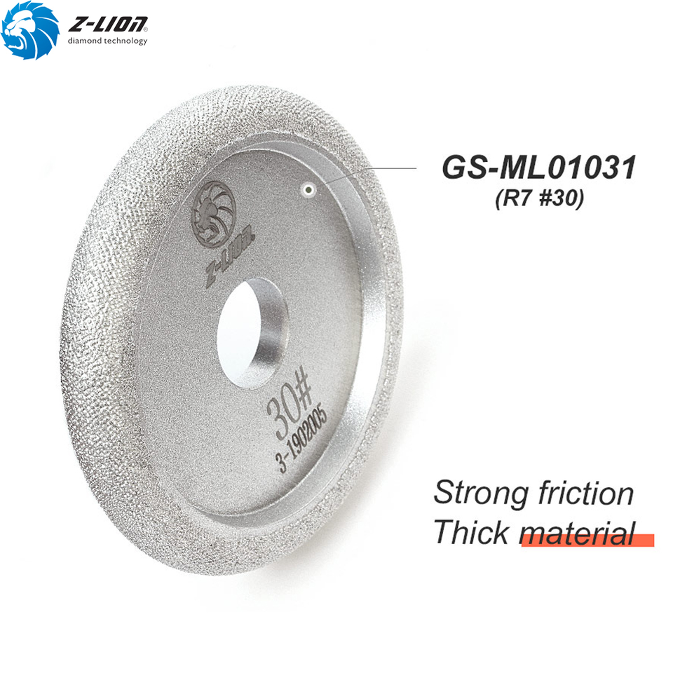4'' Vacuum Brazed Diamond Profile Wheel Grinding Wheel Marble Granite ...