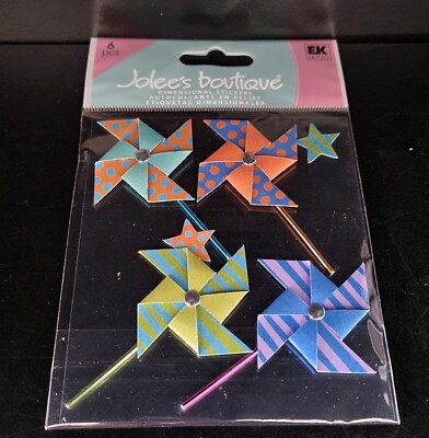 Jolee's Scrapbooking Stickers - PINWHEELS - Stars SPJB678 (2009) | eBay