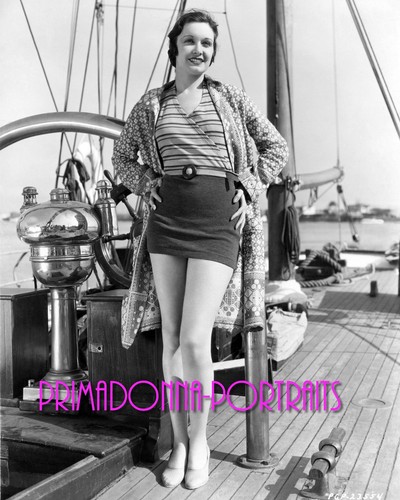 GAIL PATRICK 8X10 Lab Photo SEXY CHEESECAKE SAIL BOAT Swim Suit Glamour ...