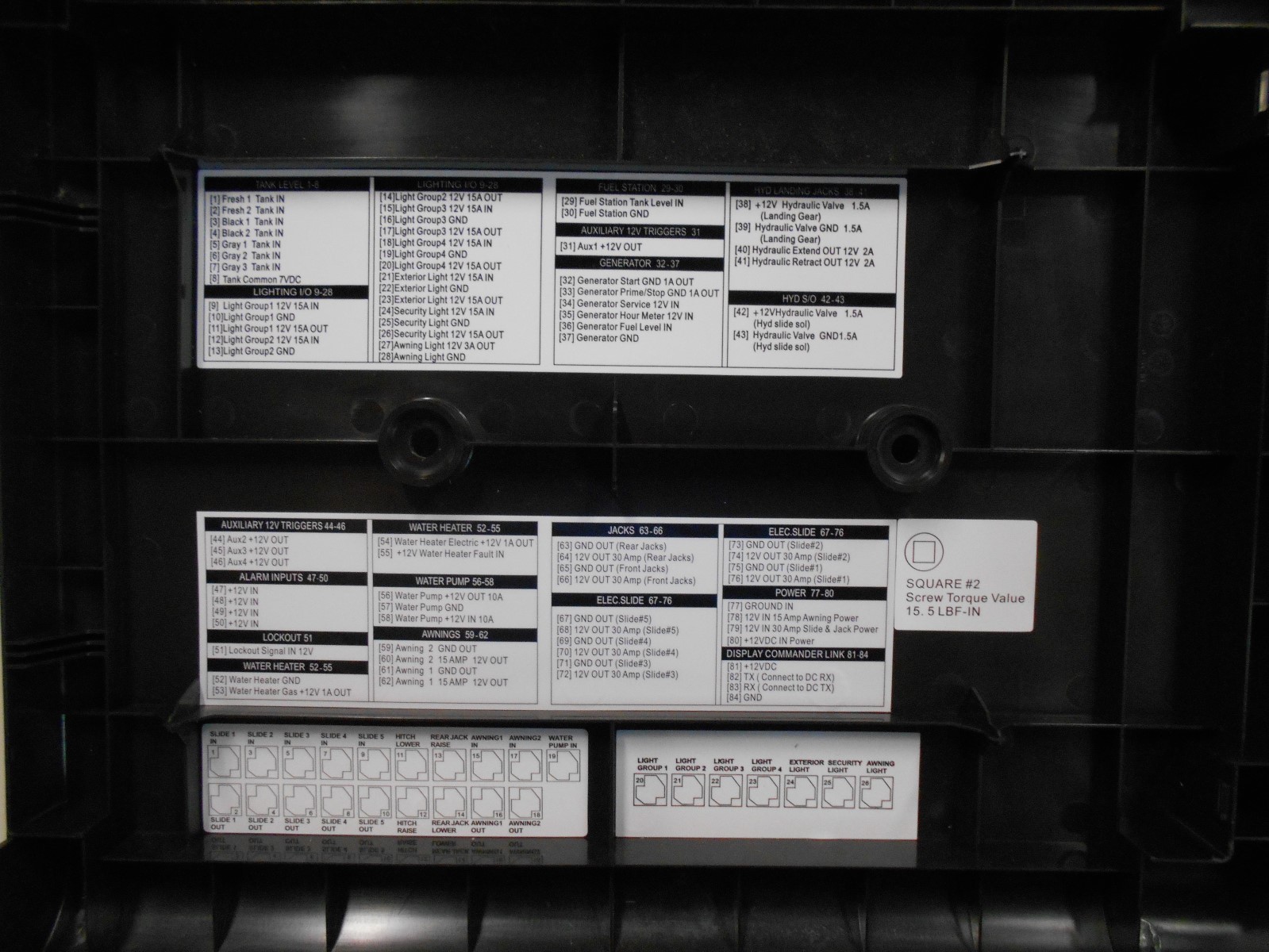 *IN COMMAND RV CONTROL PANEL TREKWOOD COMPLETE SYSTEM JRVCS2CM *2* FREE ...