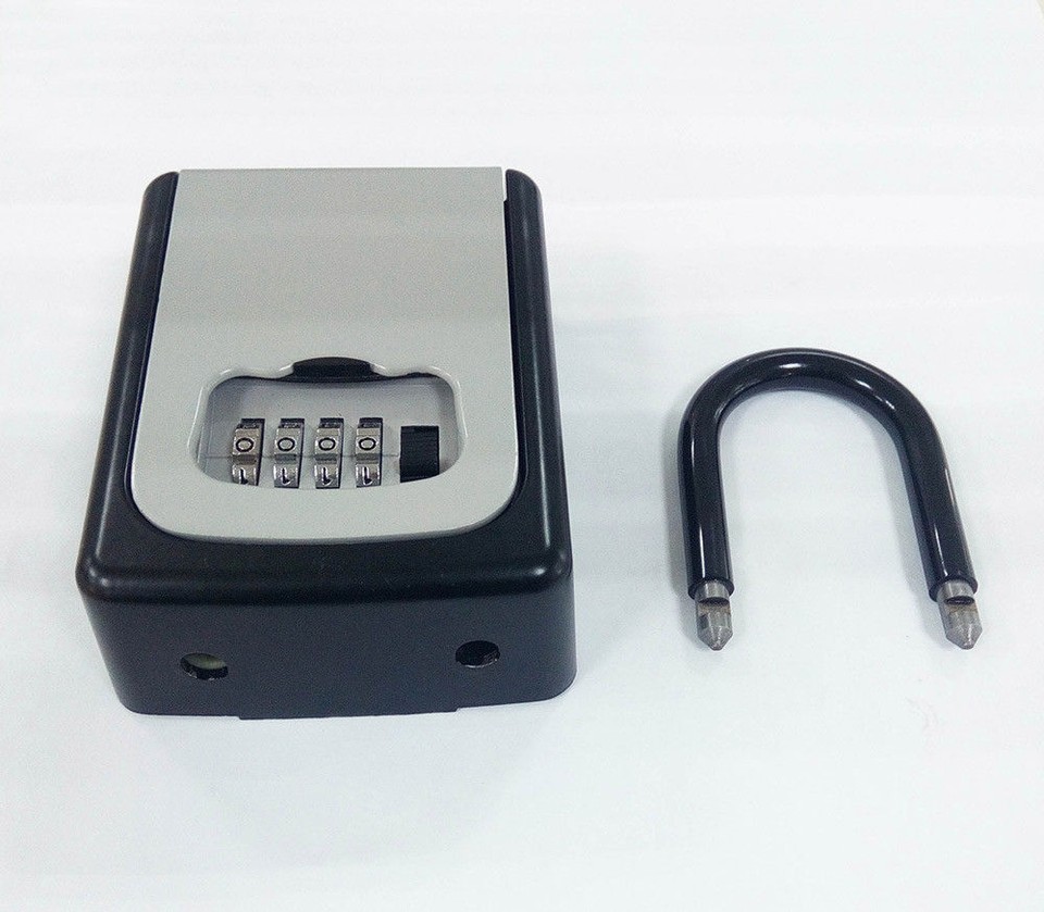 Combination Lock Key Safe Storage Box Padlock Security Home Outdoor | eBay