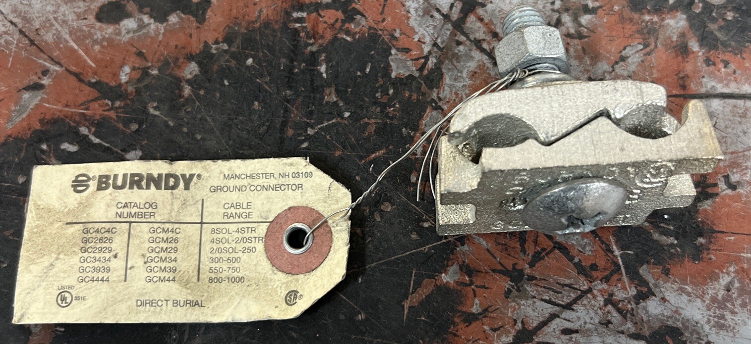 Burndy Cable Tray Ground Clamps. # GC2929CT. 2/0STR-250. Lot Of 17 | eBay