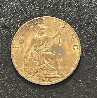 Great Britain 1918 Farthing Coin | eBay