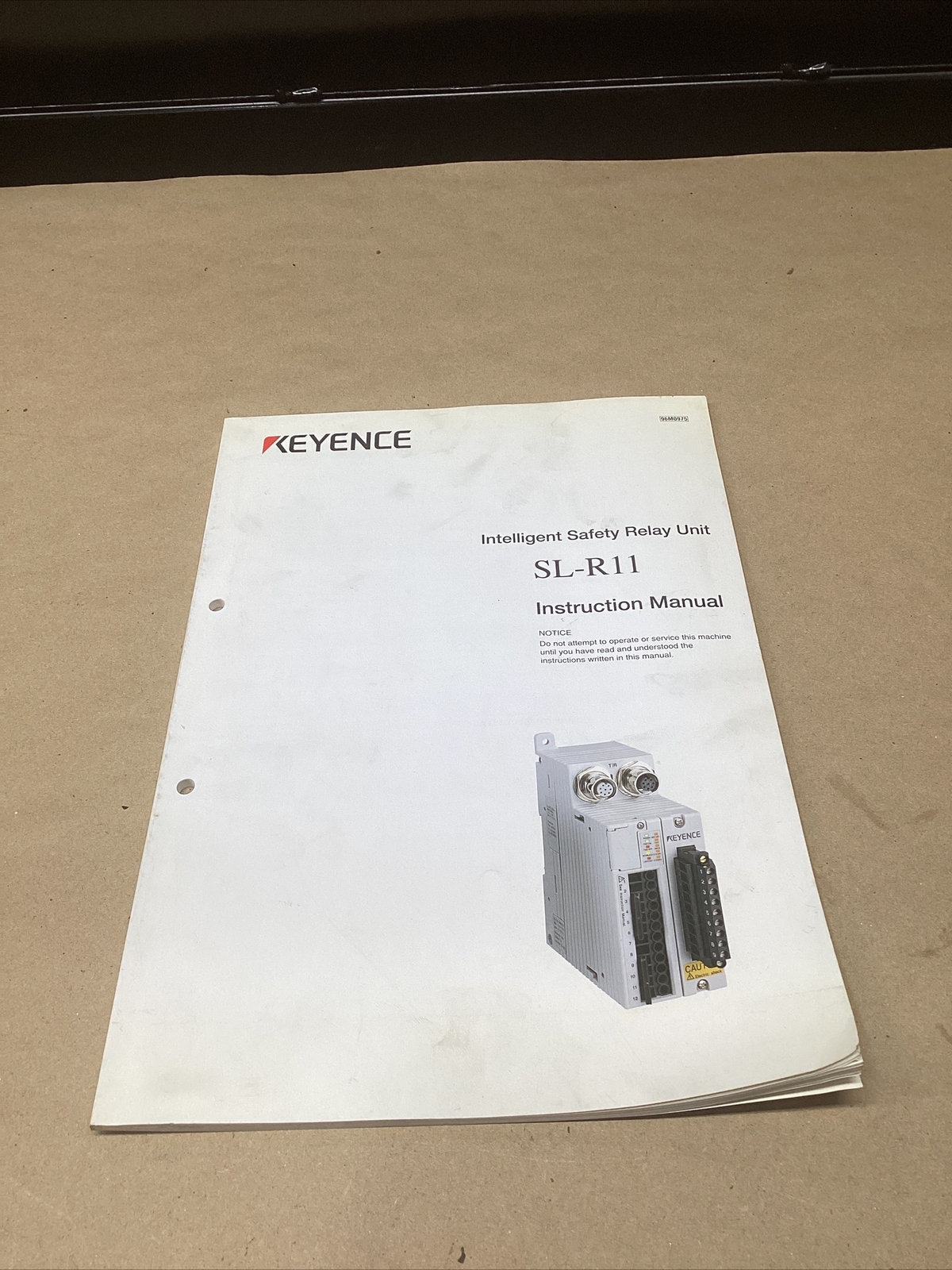 Keyence Intelligent safety Relay Unit SL-R11 Instruction Manual ...