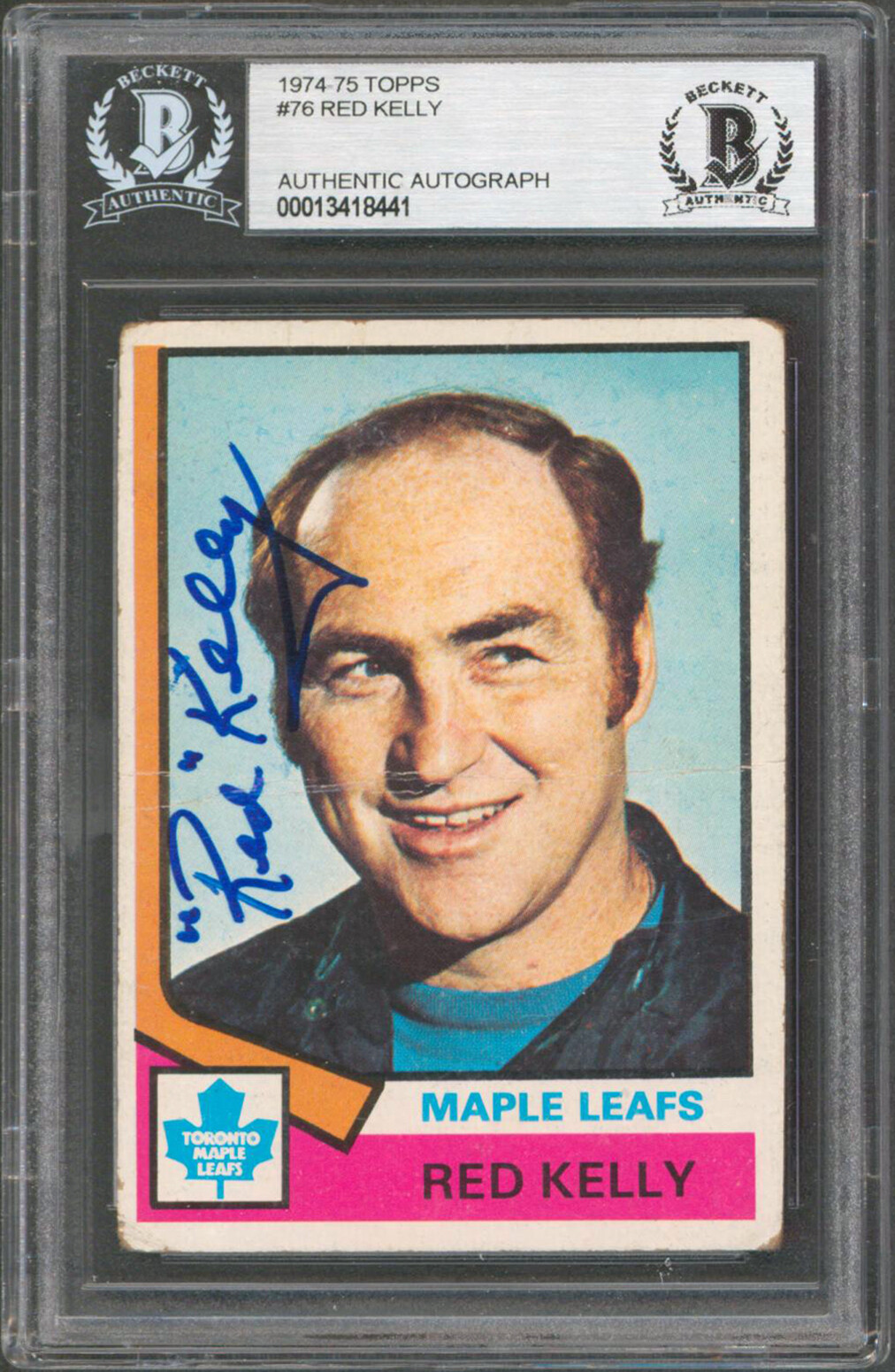 Red Kelly Autographed Memorabilia | Signed Photo, Jersey, Collectibles ...