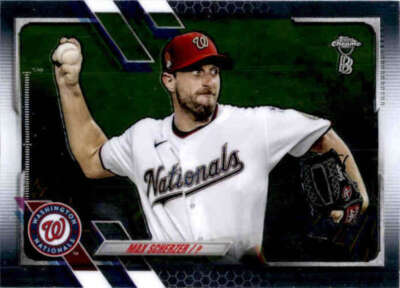 2021 Topps Chrome Ben Baller Edition #33 Max Scherzer Washington ...