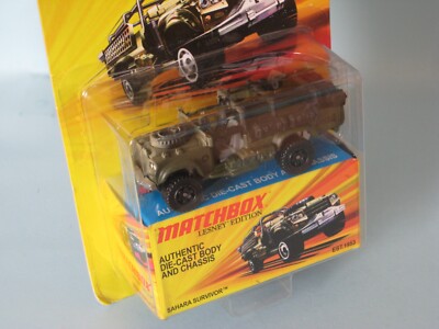Matchbox Lesney Edition Land Rover SAS Army Green Rare Toy Model Car ...