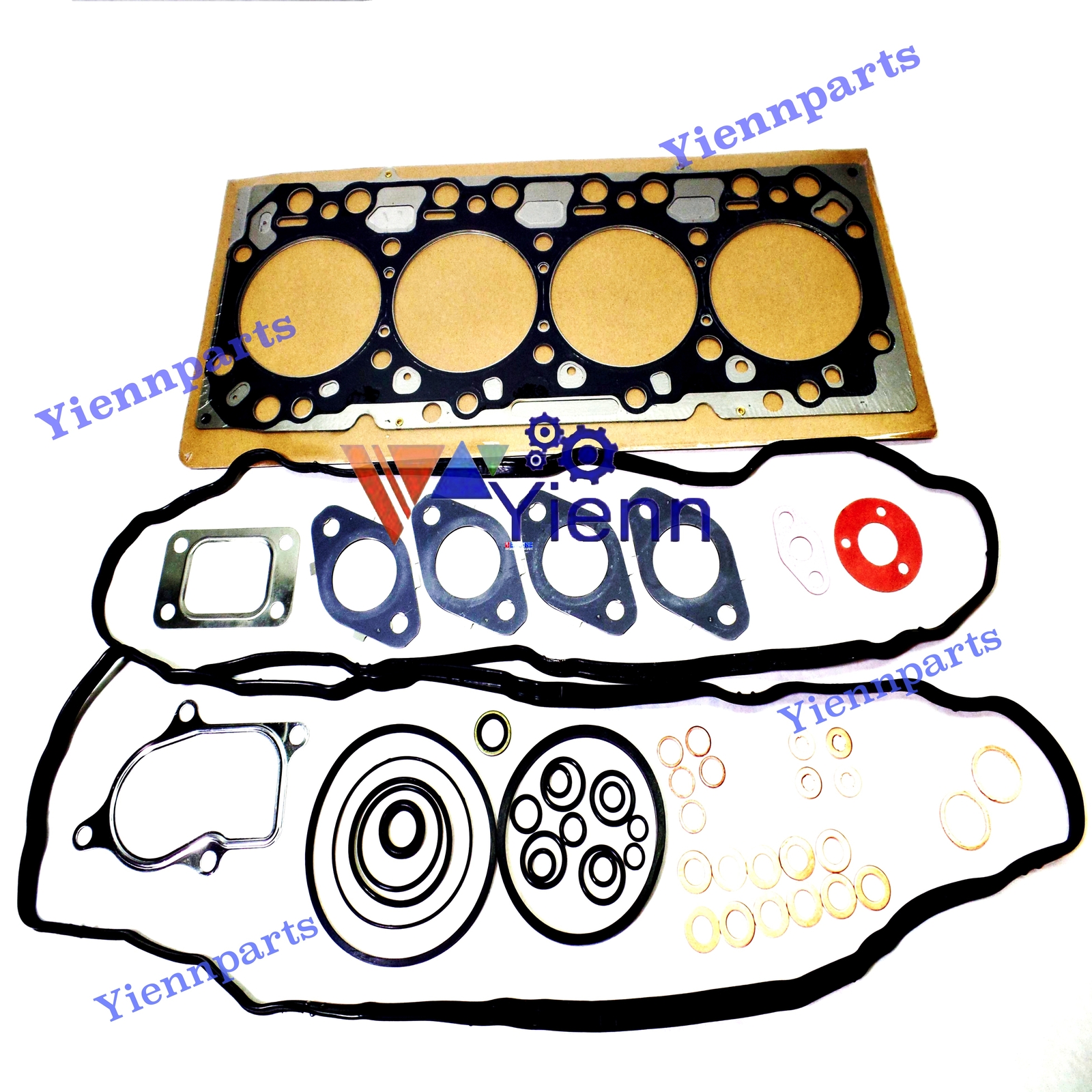 QSB4.5 4BT4.5C Upper Gasket Set For Cummins Engine Case 590SM Loader ...