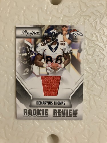 2011 Panini Prestige - Rookie Review Materials #11 Demaryius Thomas | eBay