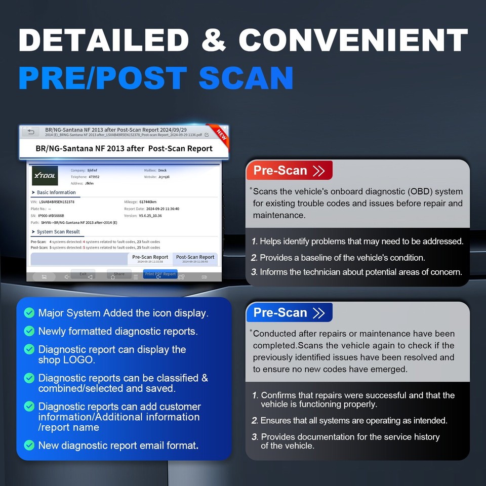 XTOOL D8W Full BiDirectional Diagnostic Scanner Topology Pre-Post Scan ...
