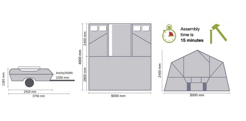 REDUCED - Trailer Tent - Comanche Oregon 2024 - One Owner From New ...