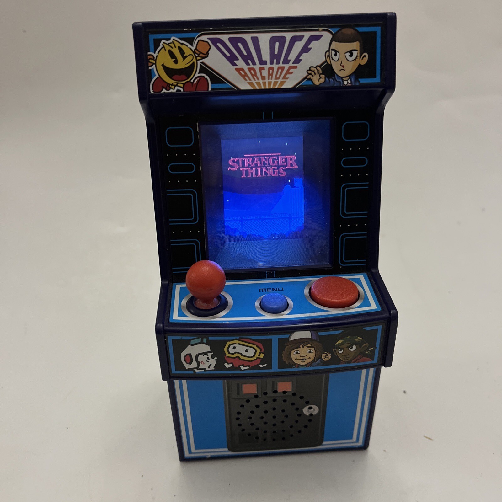 Stranger Things Palace Arcade Handheld Gam-Pac Man-Galaga Digdug-WITH ...