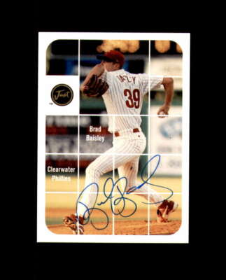 Brad Baisley 2001 Just Minors Stuff Autograph Phillies | eBay