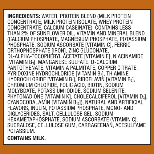 High Performance Protein Nutrition Shake Caramel 11 Fl Oz 12 Ct Easy-to ...