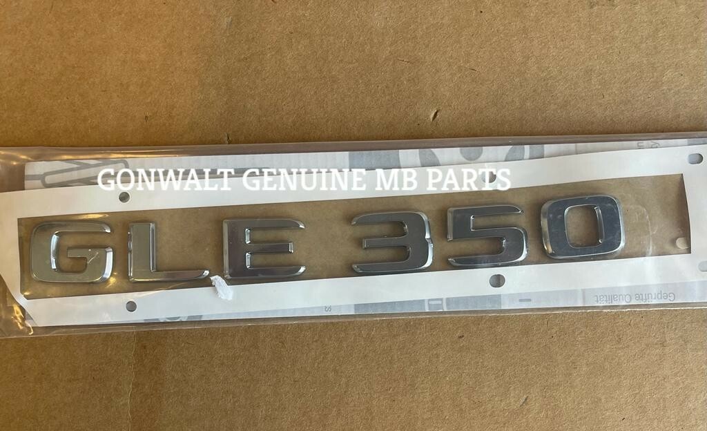 OEM 1678170300 Mercedes Benz Genuine GLE350 4Matic 2020-2021 Nameplate ...