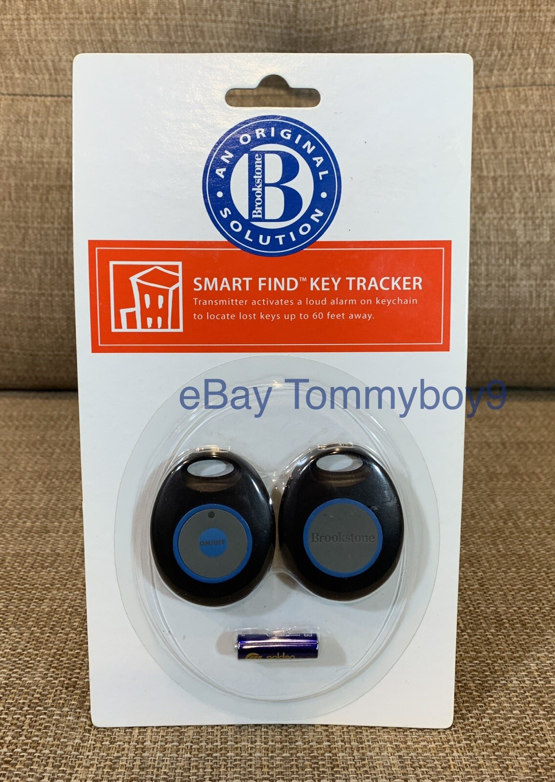 Brookstone Smart Find Key Tracker Locater Keychain Fob Alarm NEW SEALED ...