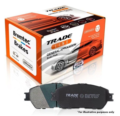 4pcs Bremtec GCT Front Brake Pads for Toyota Hilux RN3 RN4 YN 65 67 LN ...
