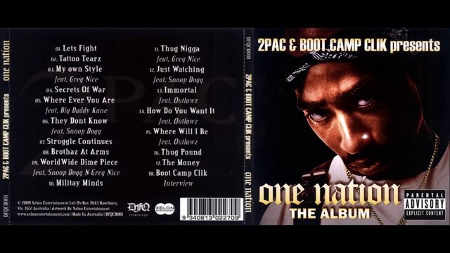 One Nation The Album by 2pac & Boot Camp Clik. . for sale online | eBay