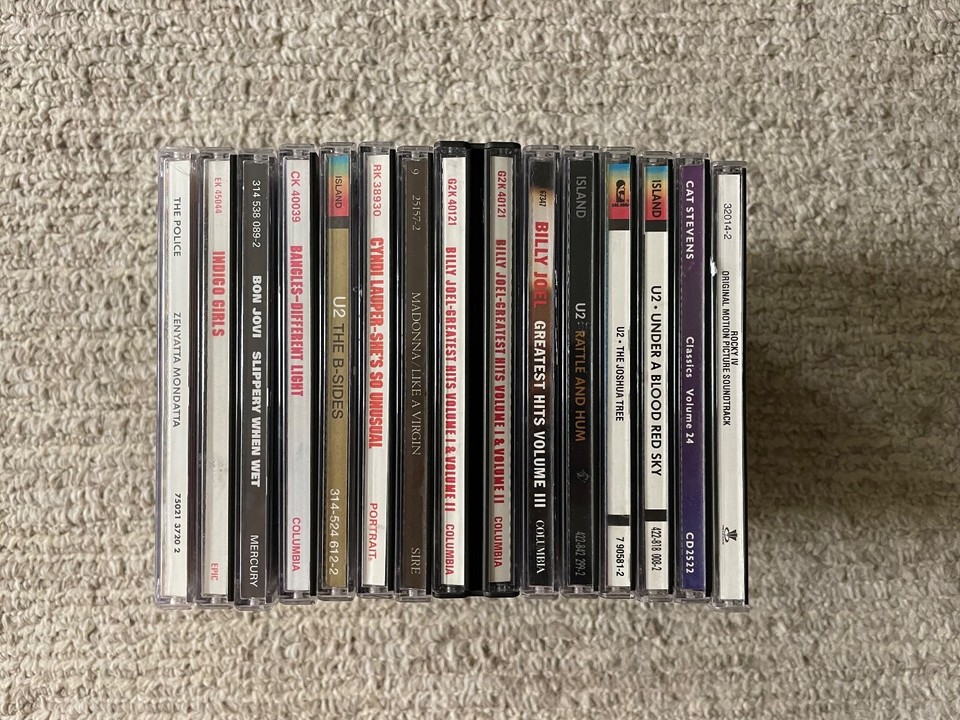Vintage Mixed Lot CDs Classic Rock Pop Rock 80s Compact Discs | eBay