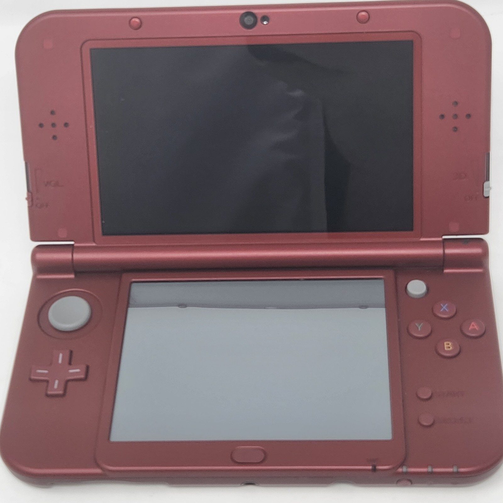 Nintendo New 3DS XL System Red/Burgundy Tested Working W Charger No ...