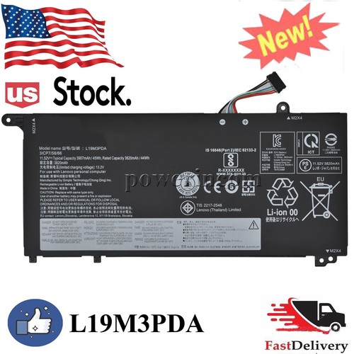 L19D3PDA Battery for Lenovo 15 G4 ABA IAP Series L19L3PDA L19D3PDA ...