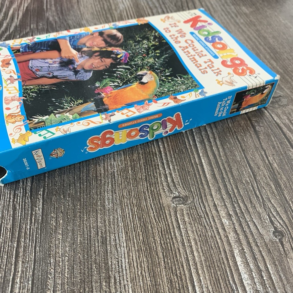 Kidsongs- If We Could Talk to the Animals VHS Tape 1993 Kidvision Kids ...