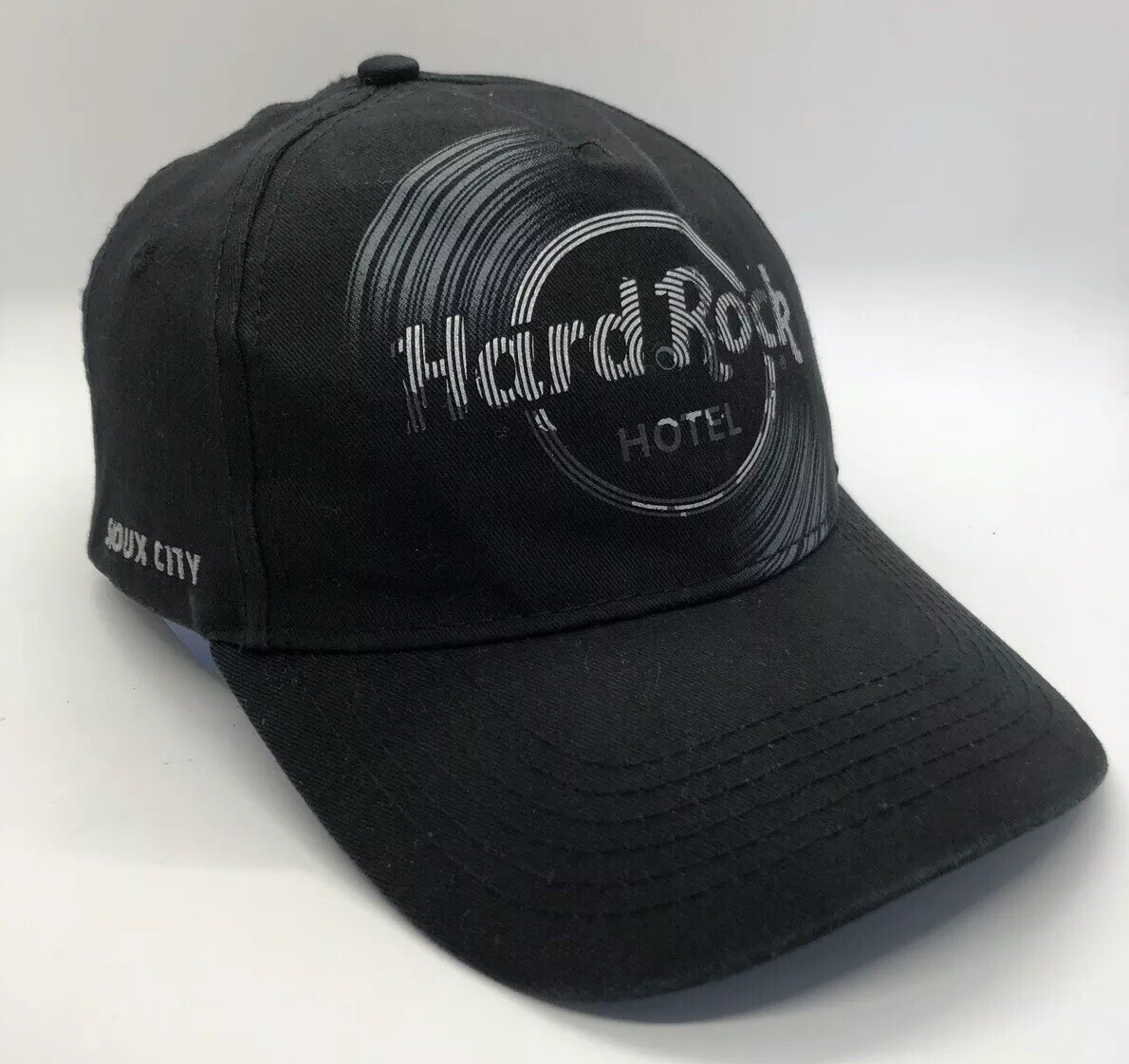 Hard Rock Hotel Sioux City Cap Hat Adjustable Black 100% Cotton | eBay