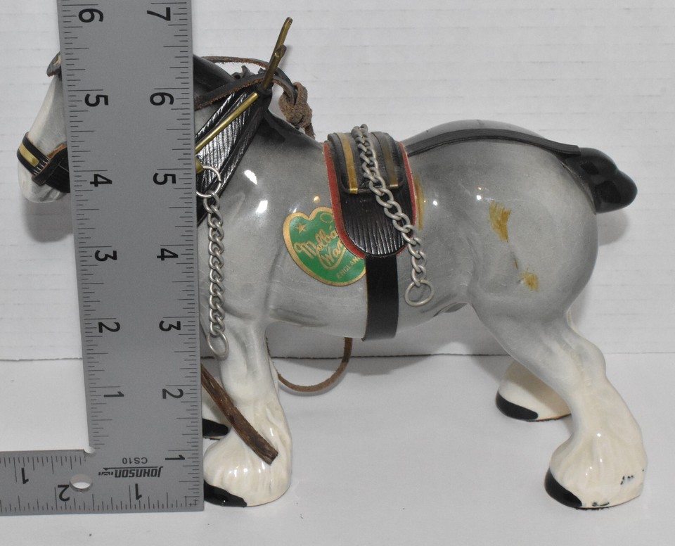 Vintage Melba Ware England Clydesdale Horse Figure Figurine | eBay